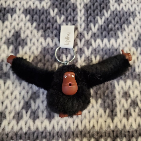 Kipling | Accessories | Kipling Keychain Monkey Gorilla Black Davina ...